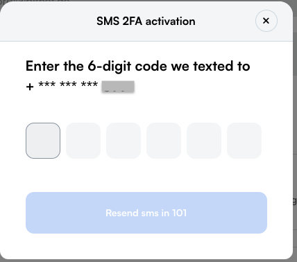 How do I enable/disable SMS 2FA? – Bitnet